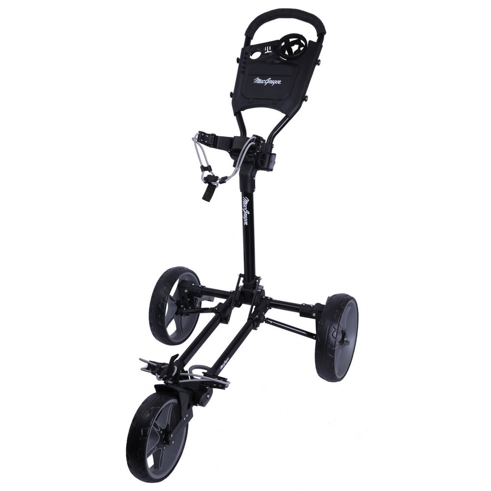 MacGregor Golf Flat Fold 3 Wheel Golf Cart - Folds Completely Flat ...