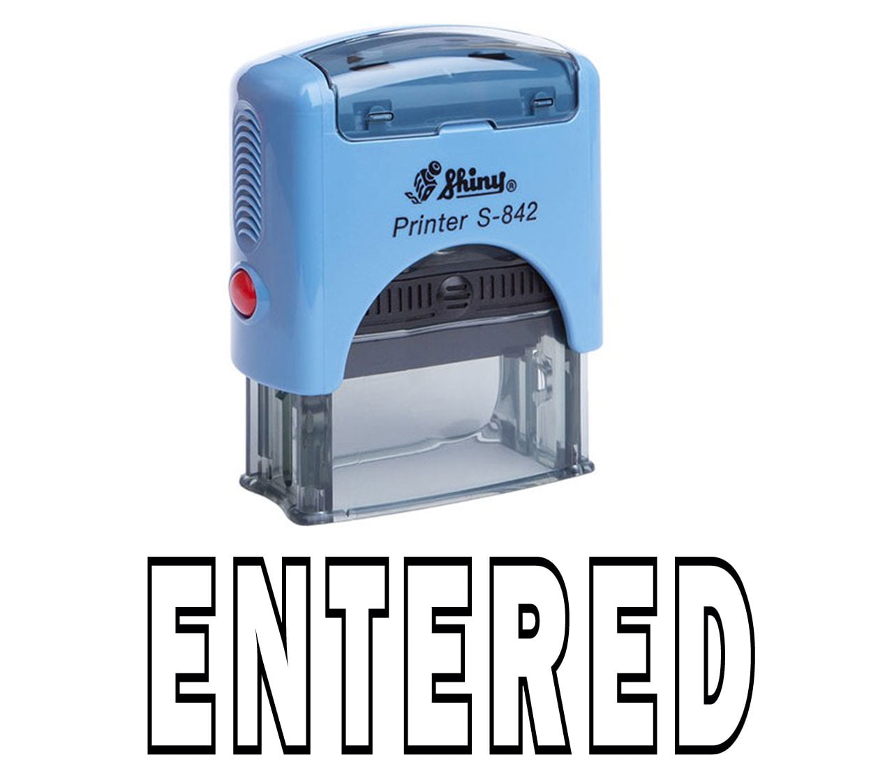 Printtoo ENTERED Self Inking Rubber Stamp Office Stationery Custom ...