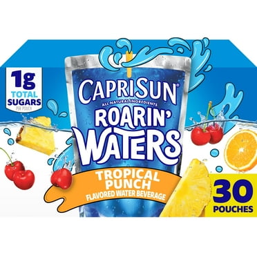 Capri Sun Roaring Waters Variety Pack - Grape, Strawberry, Tropical, Cherry, 40 ct - Walmart.com