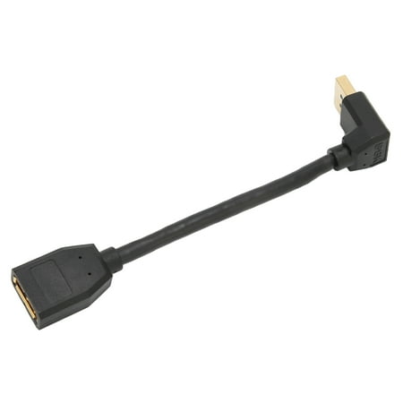 Displayport Extension Cable, 32.4Gbps ABS 90 Degree Displayport ...