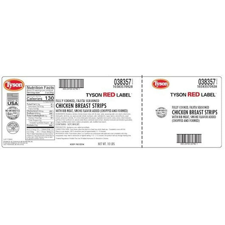 Tyson Cn Labels