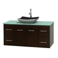 Wyndham Collection Centra 48 inch Single Bathroom Vanity in Matte White ...