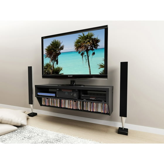 Series 9 Designer Collection 58" Wall-Mounted AV Console - Walmart.com