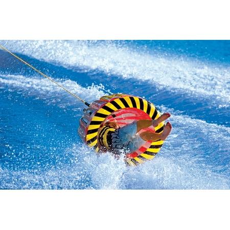 Sportsstuff Gyro Tumbling Towable Boat Tube with 4K Booster Ball Towing ...