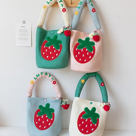 Tote Canvas Bucket Cute Shape Spacious And Roomy Shoulder Bag | Walmart ...