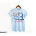 Espresso Shirt, Coffee Shirt, More Espresso Less Depresso, Funny Coffee ...