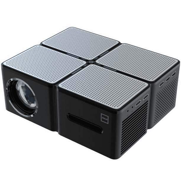 RCA 1080P Home Theater Projector, 5" LCD panel, open optical engine,450 ...