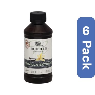 Rodelle Pure Vanilla Extract, 4 oz (Pack of 6) - Walmart.com