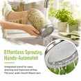 2 Pcs Sprouting Lids for Wide Mouth Mason Jars – Stainless Steel ...