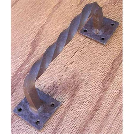 Agave Ironworks PU010-02 Twisted Bar Square Back Door Pull Brown Rust | Walmart Canada