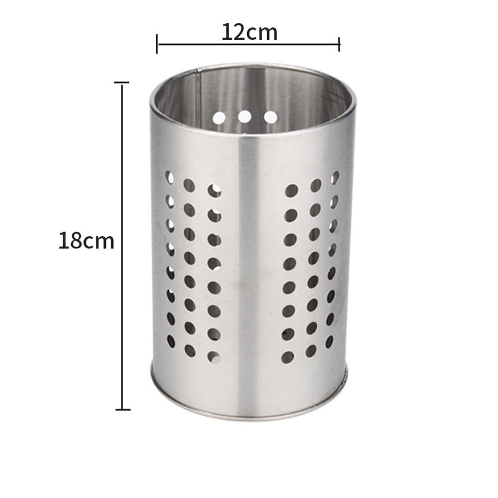 FANJIE Stainless Steel Utensil Holder Kitchen Utensil Cutlery Stand ...