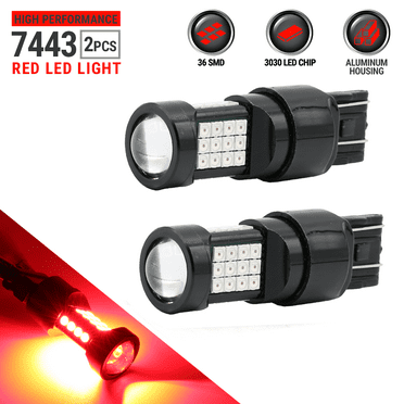 Syneticusa 7443 Red LED Rear Tail Brake Stop Parking High Power Light ...
