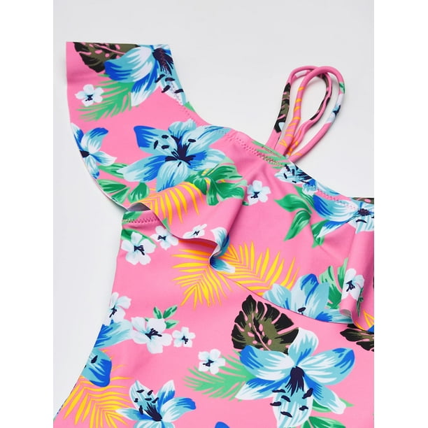 Kanu Surf Girls' Peggy UPF 50+ Beach Sport Off Shoulder One Piece ...