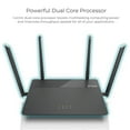 D-Link AC1900 MU-MIMO Dual Band Wi-Fi Router, Powerful Dual Core Processor, 4K Streaming and ...