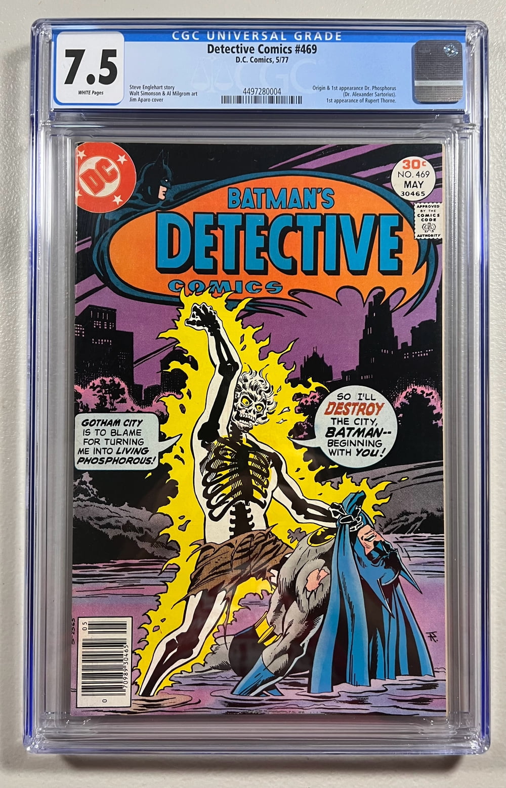 Detective Comics #469 - CGC 7.5 Comic Book - Walmart.com