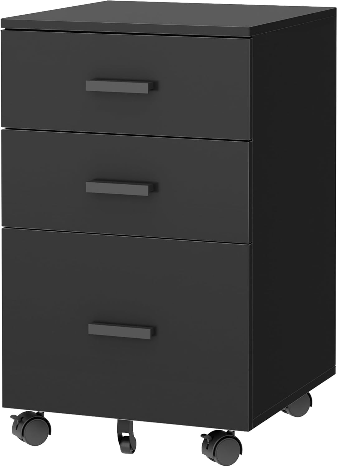 Lateral Filing Cabinet,3-Drawers File Cabinet,Mobile Office Storage ...