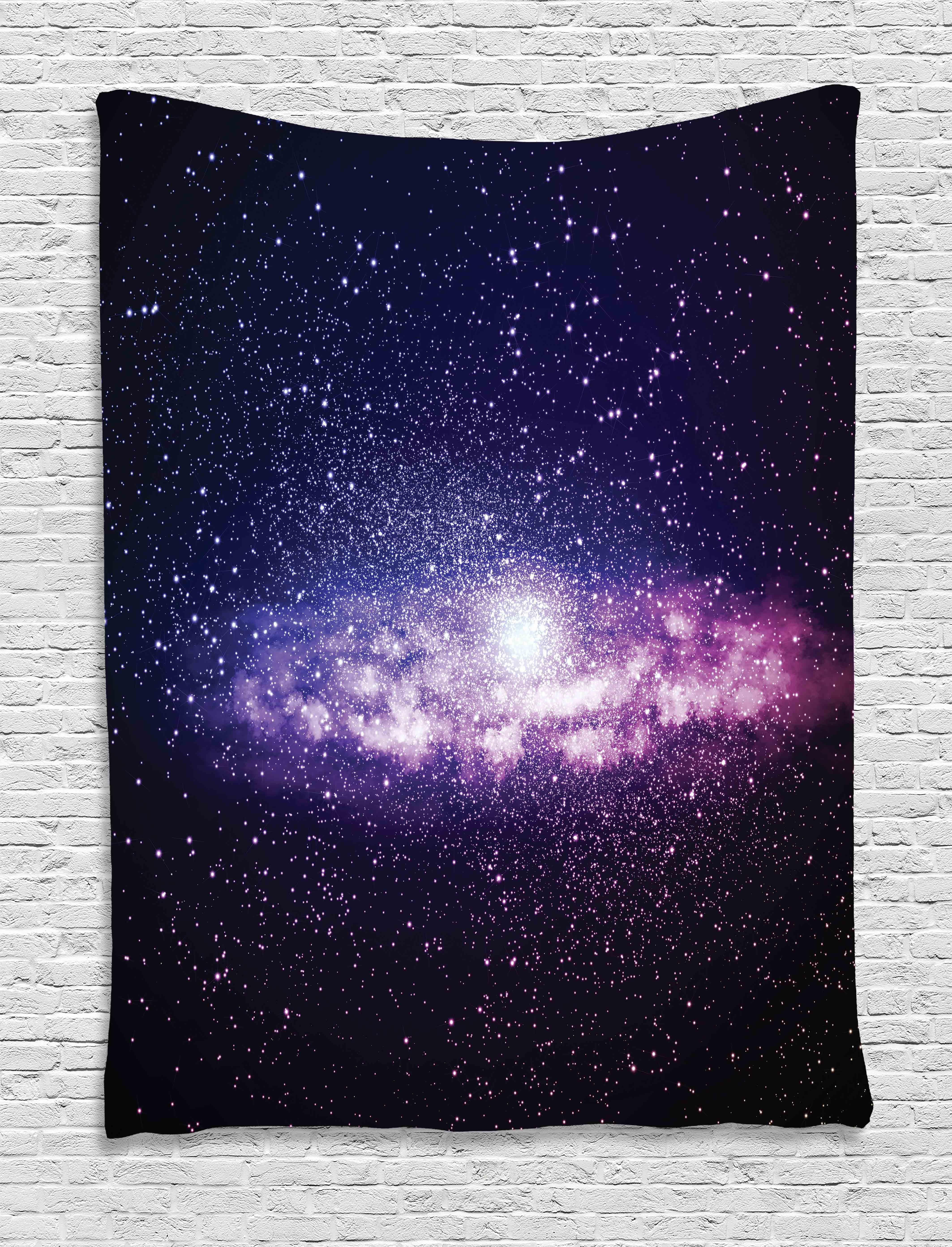 Galaxy Tapestry, Glowing Nebula Cloud in Milky Way Infinity in ...