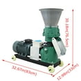 TECHTONGDA 6MM Feed Pellet Mill Machine, Electric Corn Grinder, Crusher ...
