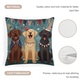 20"x20" Pillow Covers Fireworks Cute Cartoon Dogs Linen Cushion Case ...