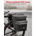 KEMIMOTO Bike Bag Panniers with Rain Cover, 34L Waterproof Bicycle ...