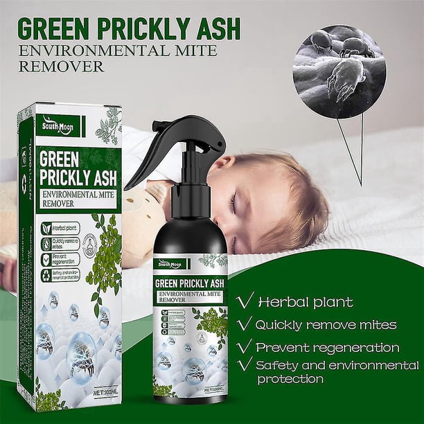 Green Prickly Ash Spray Environmental Mite Remover For Bed Sofa ...