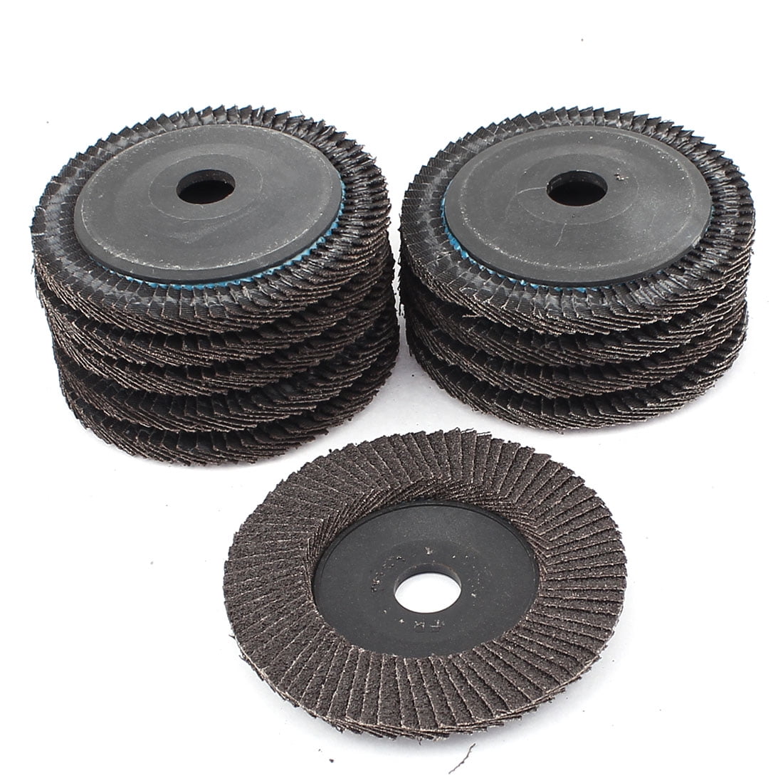 10pcs 4" 72 Page Premium Sanding Flap Disc Grinding Wheel Sand Paper ...