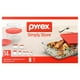 Pyrex® Storage Plus Glass Storage Container, Red, 14 Piece - Walmart.com