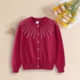 CAUYDYToddler Knit Cardigan Little Boy Girl Button Up Print Sweater ...