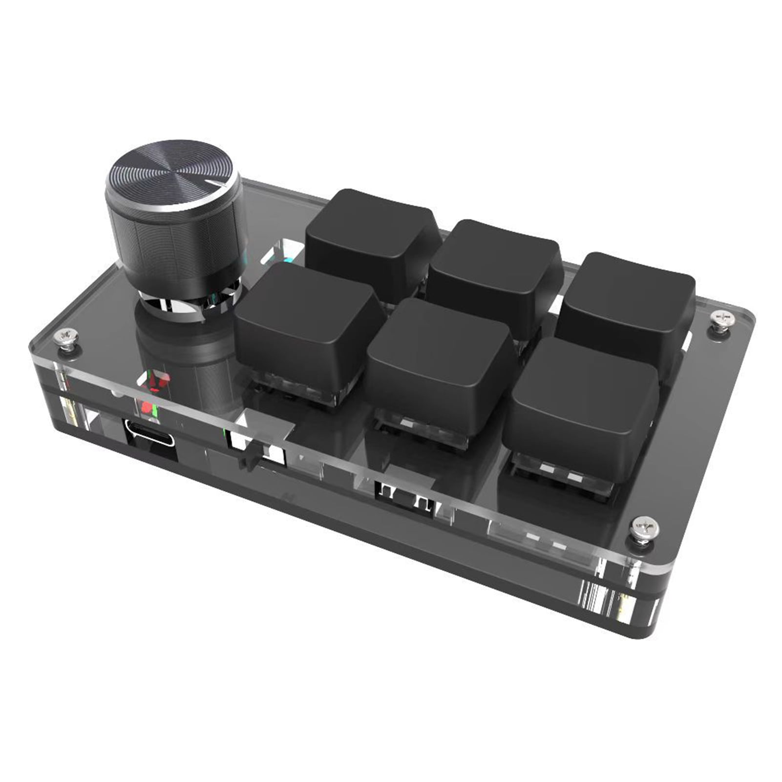 Lomubue Keyboard Metal Rotary Button Quick Response Type-C Cable Knob ...