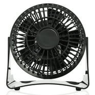 Chillout 6.5" USB Desk Fan with USB Adaptor, Black - Walmart.com