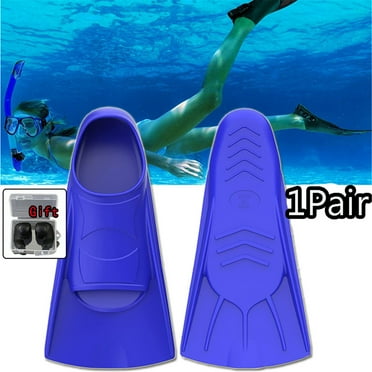 Realhomelove Swim Training Fins, Silicone Swimming Flippers, Open Heel ...