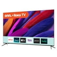 onn 75” Class 4K UHD (2160P) LED Roku Smart Television (100044717 ...