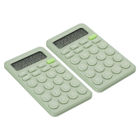 Uxcell Desk Basic Cute Calculator, 2 Pack Desktop Calculators Battery ...