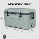Igloo Overland 72 QT Rugged Ice Chest Cooler, Green, Adventure-ready, High Capacity - Walmart.com