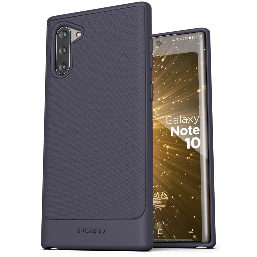 Encased Galaxy Note 10 Case (Thin Armor) Slim Flexible Grip Phone Cover ...