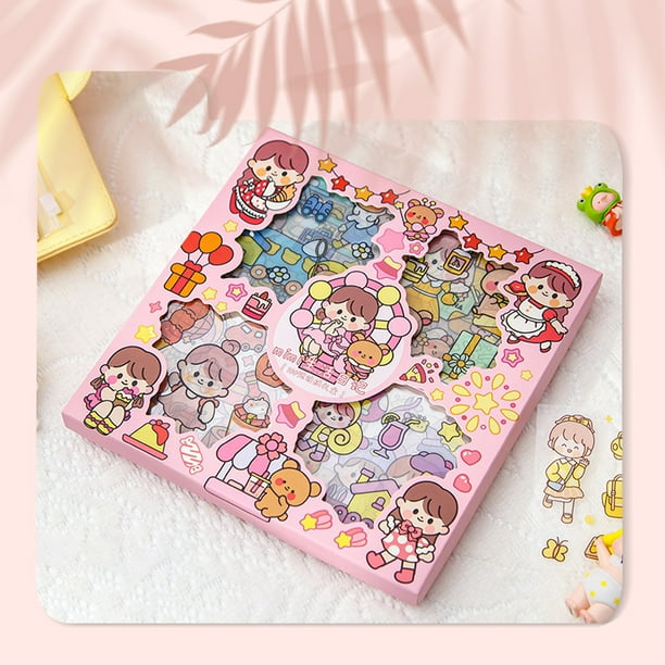 100pcs Manual Account Sticker Set Water Cup for Photo Album Paster ...