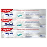 Colgate Max Fresh Toothpaste, Advanced Whitening Toothpaste with Mini ...