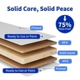 24"x80" 5-Lite Frosted Glass Interior Door Slab, for kitchen, Pantry ...