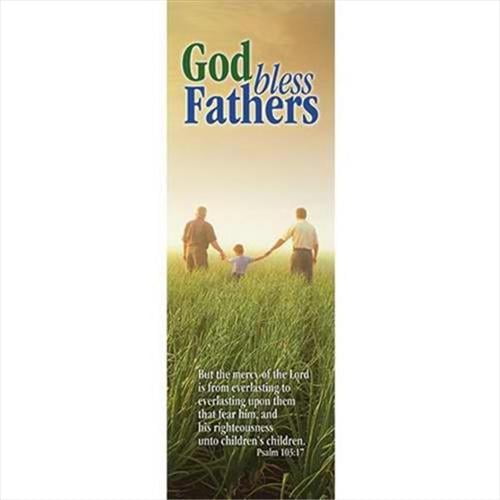 Banner-God Bless Fathers-Green (2' x 6') (Indoor) - Walmart.com