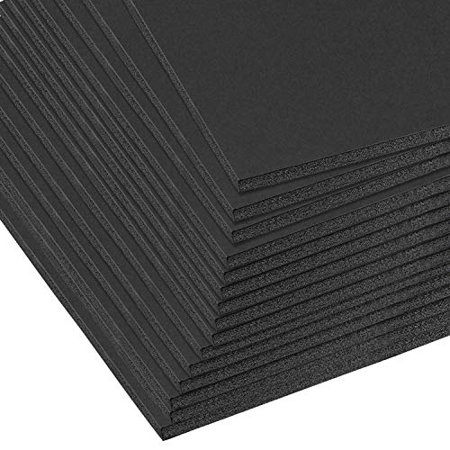 Mat Board Center, Pack of 25 Foam Core Backing Boards 3/16" (12x16 ...