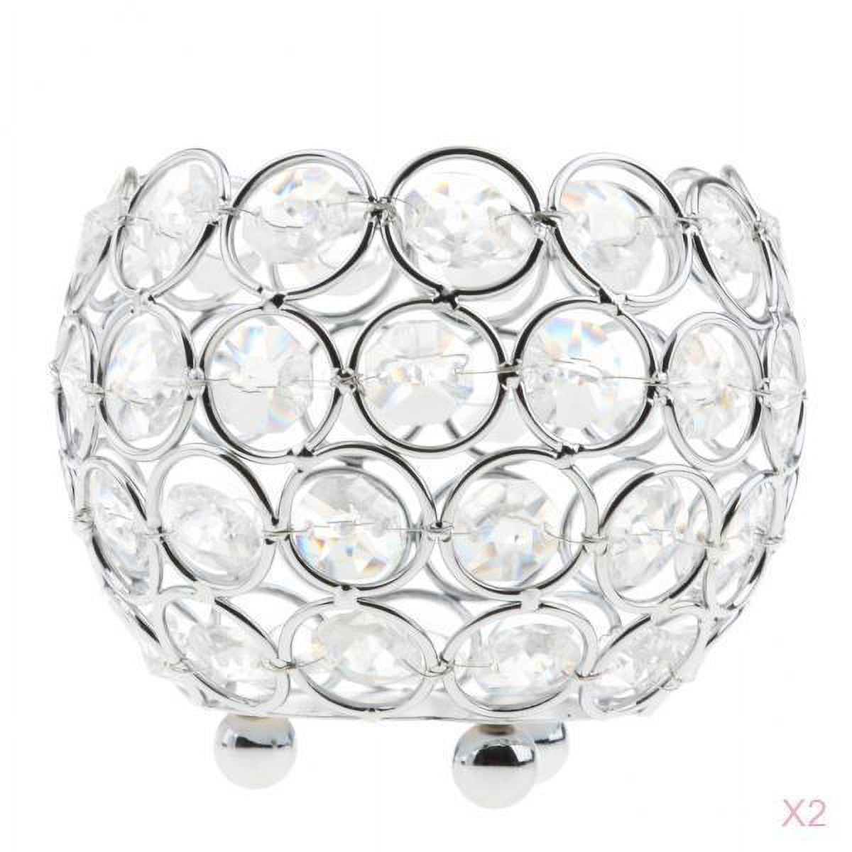 Click here for Dolity 2-Piece 10cm Crystalvotive Tealight Candle... prices