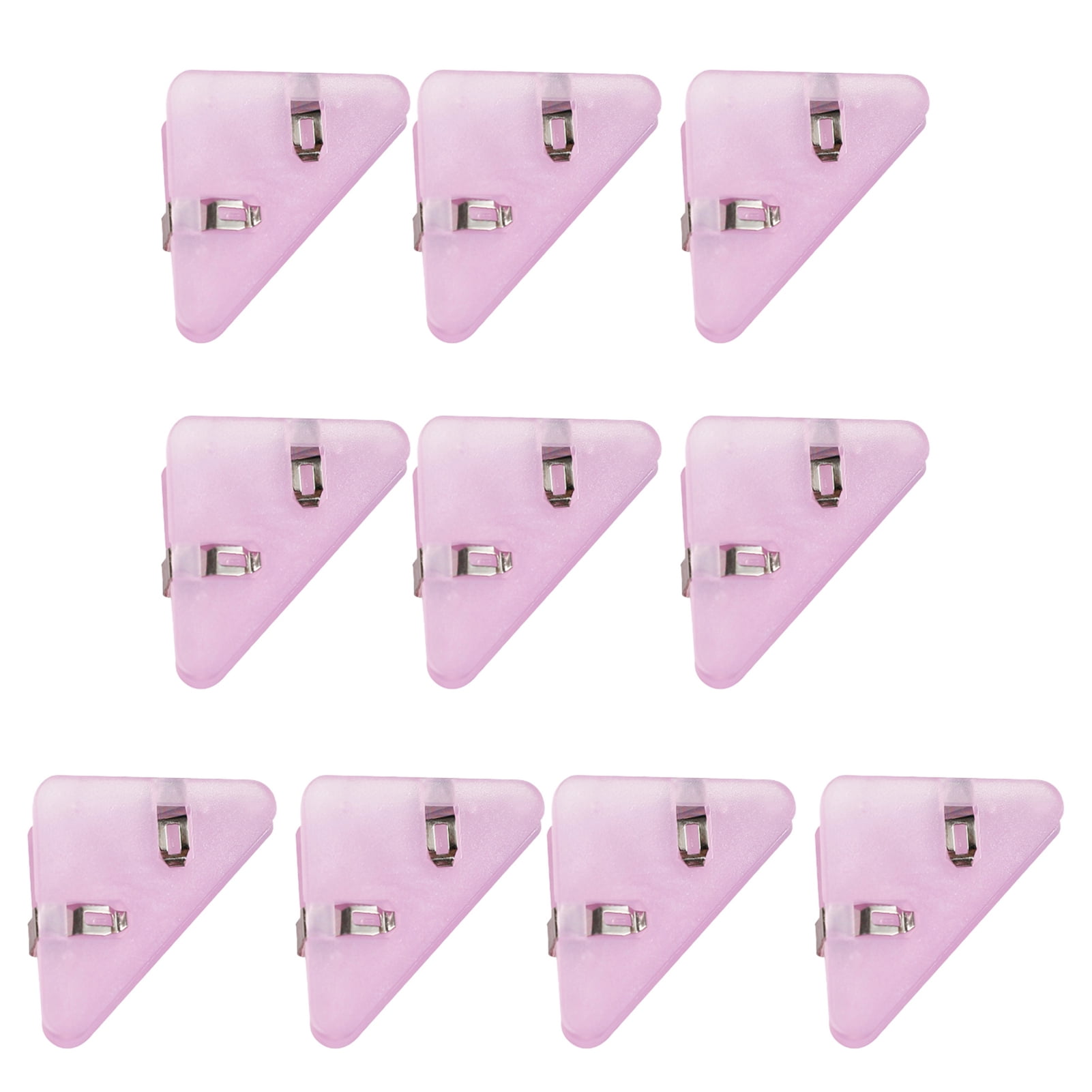 Mightlink 10Pcs Triangle Clips Multifunctional Transparent Large Angle ...