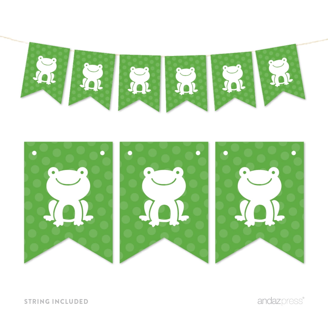Pennant Party Banner Frog - Walmart.com