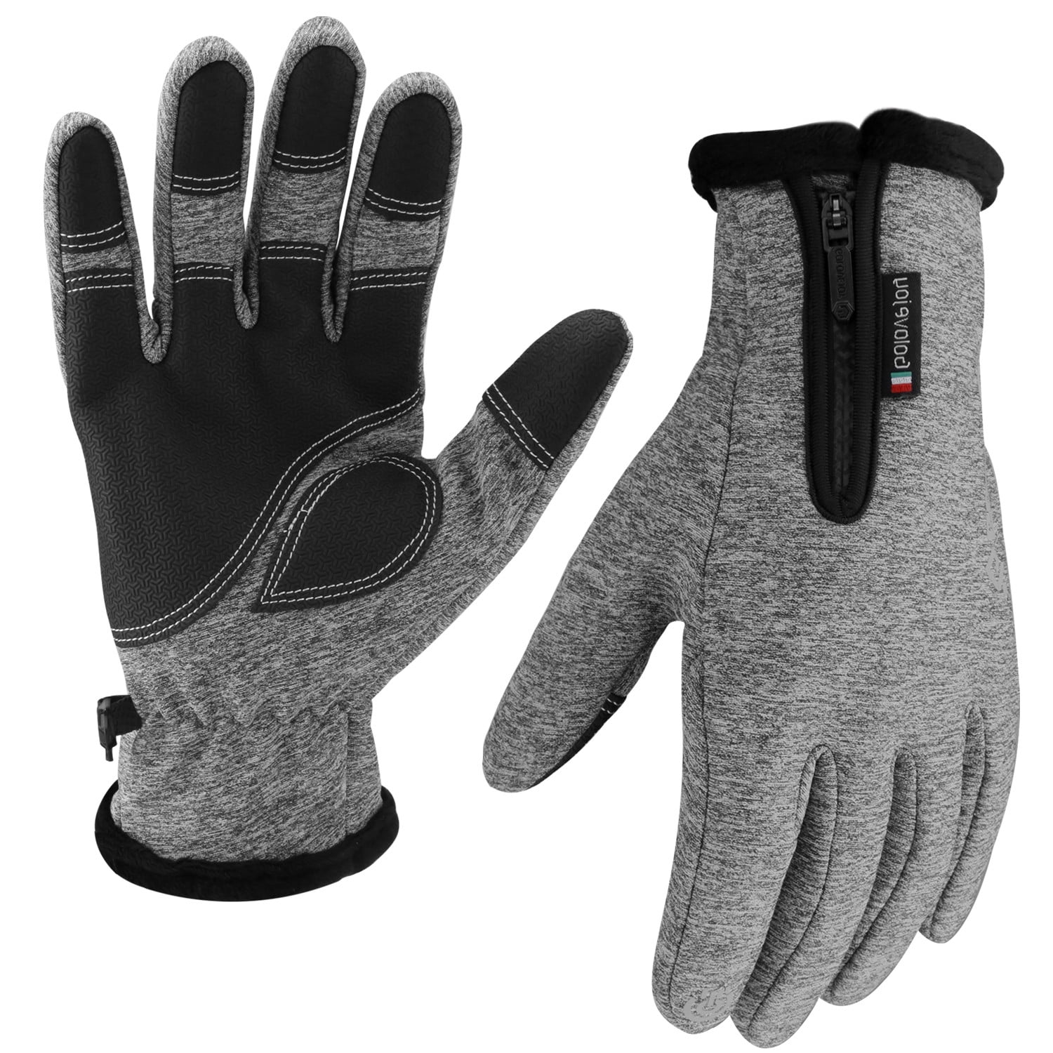 Htwon Winter Work Gloves Fleece Lined Warm Touch Screen Driving Gloves ...