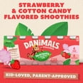 Danimals Multi-Pack Dairy Smoothies with Strawberry and Cotton Candy ...