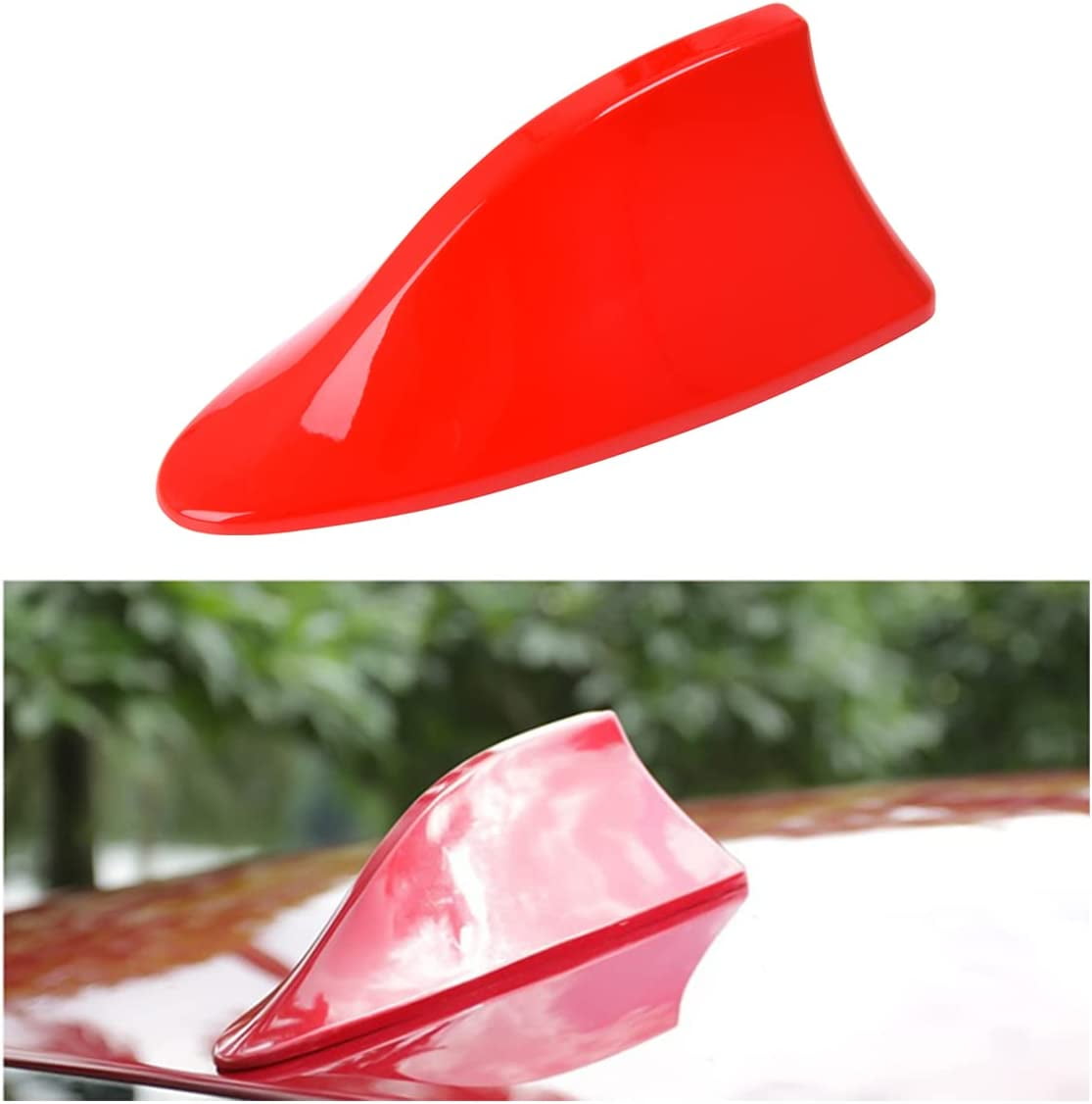 Shark Fin Antenna Cover for Car, Automotive Top Roof Aerials AM/FM ...