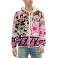 The Powerpuff Girls Zip Up Hoodies Unisex Realistic 3D Print Sweatshirt ...