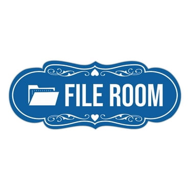 Signs ByLITA Oval Quality Control Room Sign (Light Grey / Burgundy ...