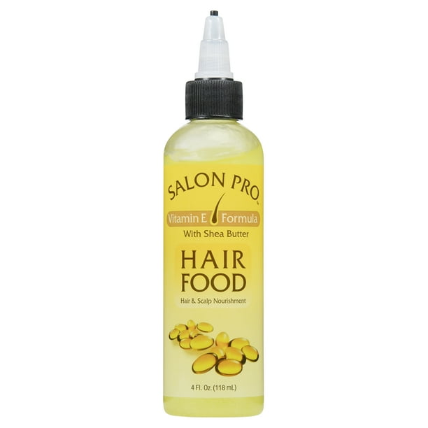 Salon Pro Vitamin E Formula With Shea Butter Hair Food Oil, 4 Oz ...