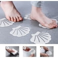 12PCS Non-Slip Bathtub Stickers: Sea Shell Shaped Safety Shower Treads ...